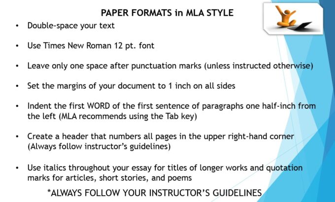 MLA Paper Formatting Basics You Need To know