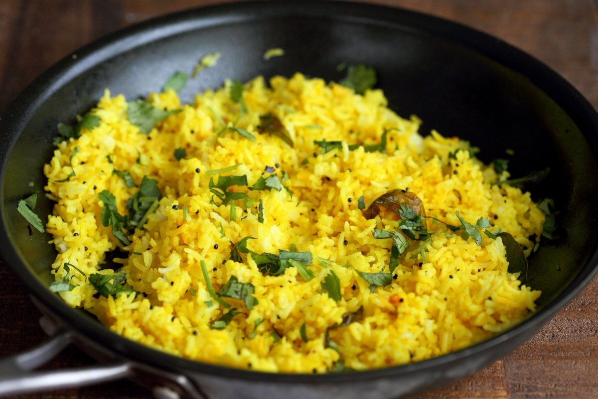 Delicious Rice with Turmeric and Lemon Recipe
