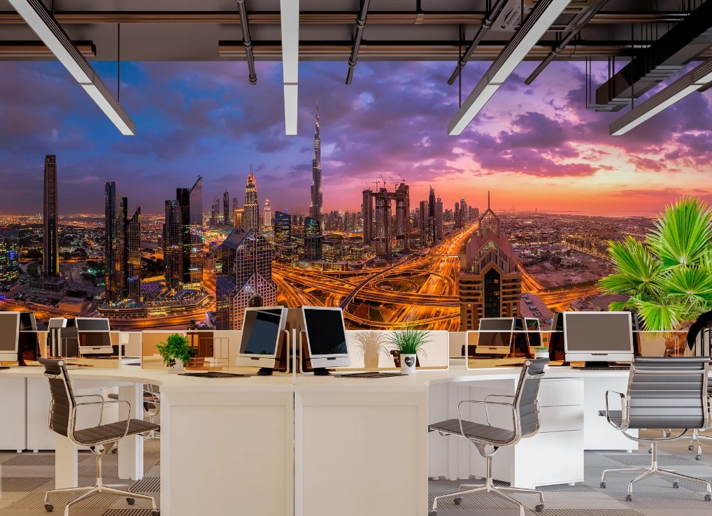 Enhancing Your Office Space with Office Wallpaper