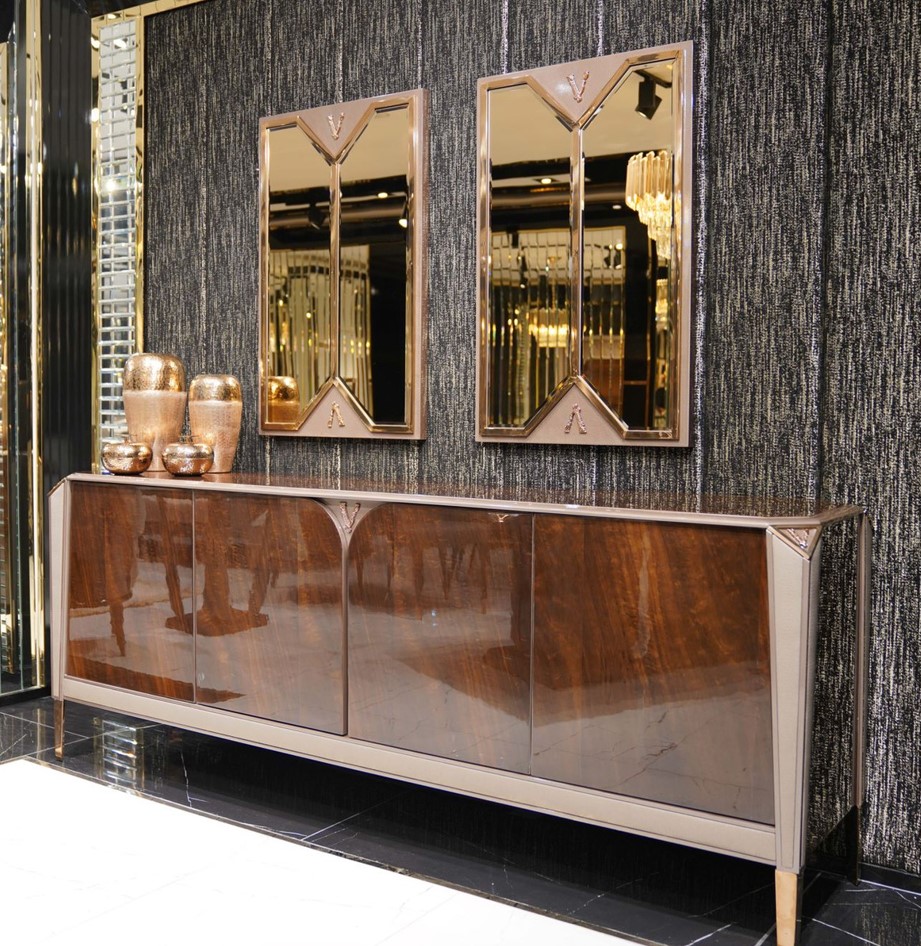 Glamorous Touches: Incorporating Mirrored and Metallic Sideboards into ...